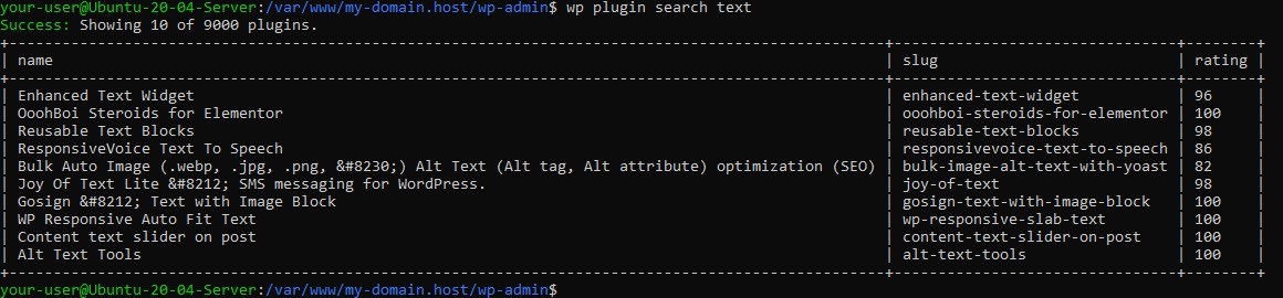 Использование WP-CLI v2 для управления WordPress из консоли - Справочник RuVDS