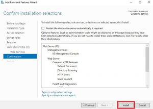 Как установить MS IIS и MS SQL Server на Windows Server