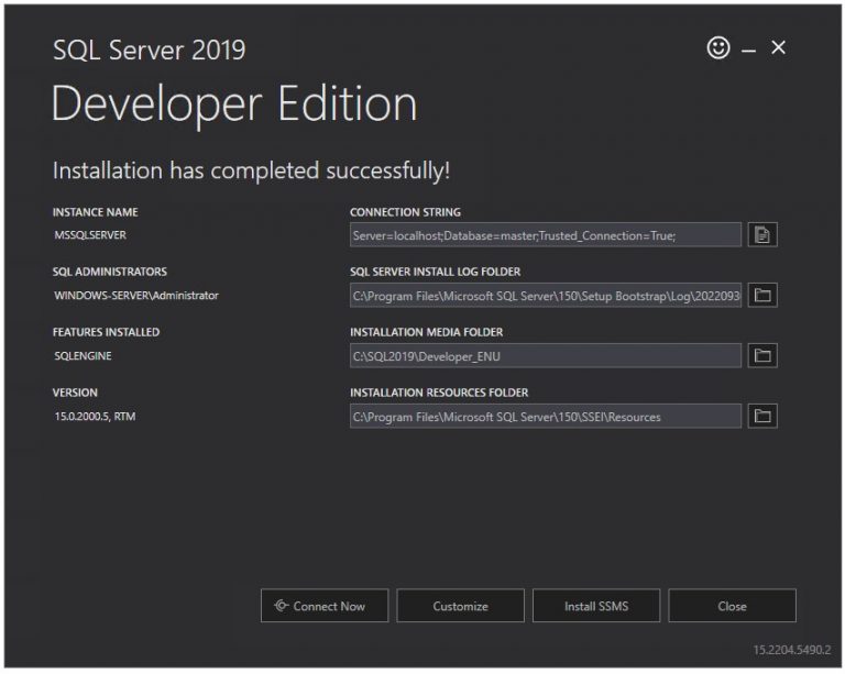 Как установить Ms Iis и Ms Sql Server на Windows Server