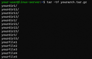 Как извлекать и разархивировать файлы .tar.gz в Linux-системах