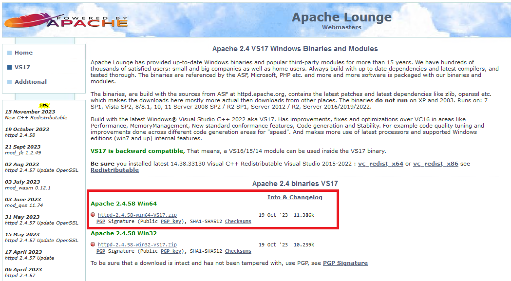 Установка и запуск Apache на Windows Server - Справочник RuVDS