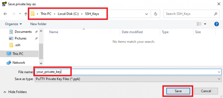 Как подключиться через PuTTY с использованием SSH-ключей